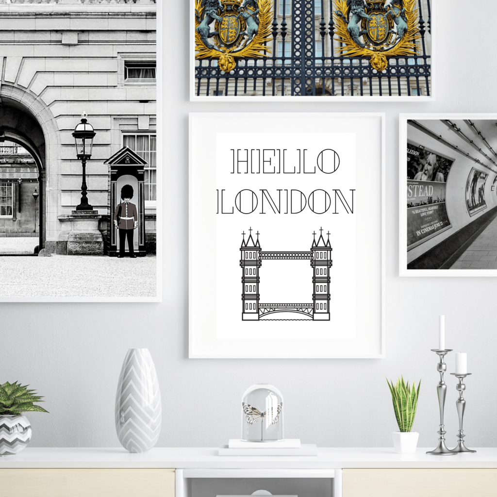 Hello London quote poster - Shop simply blessed shy