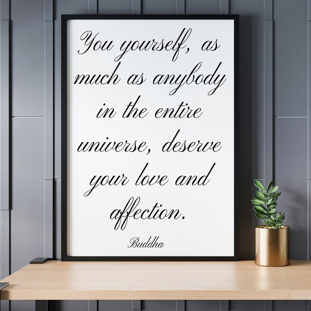 You Deserve Love and Affection Printable Quote - Shop simply blessed shy