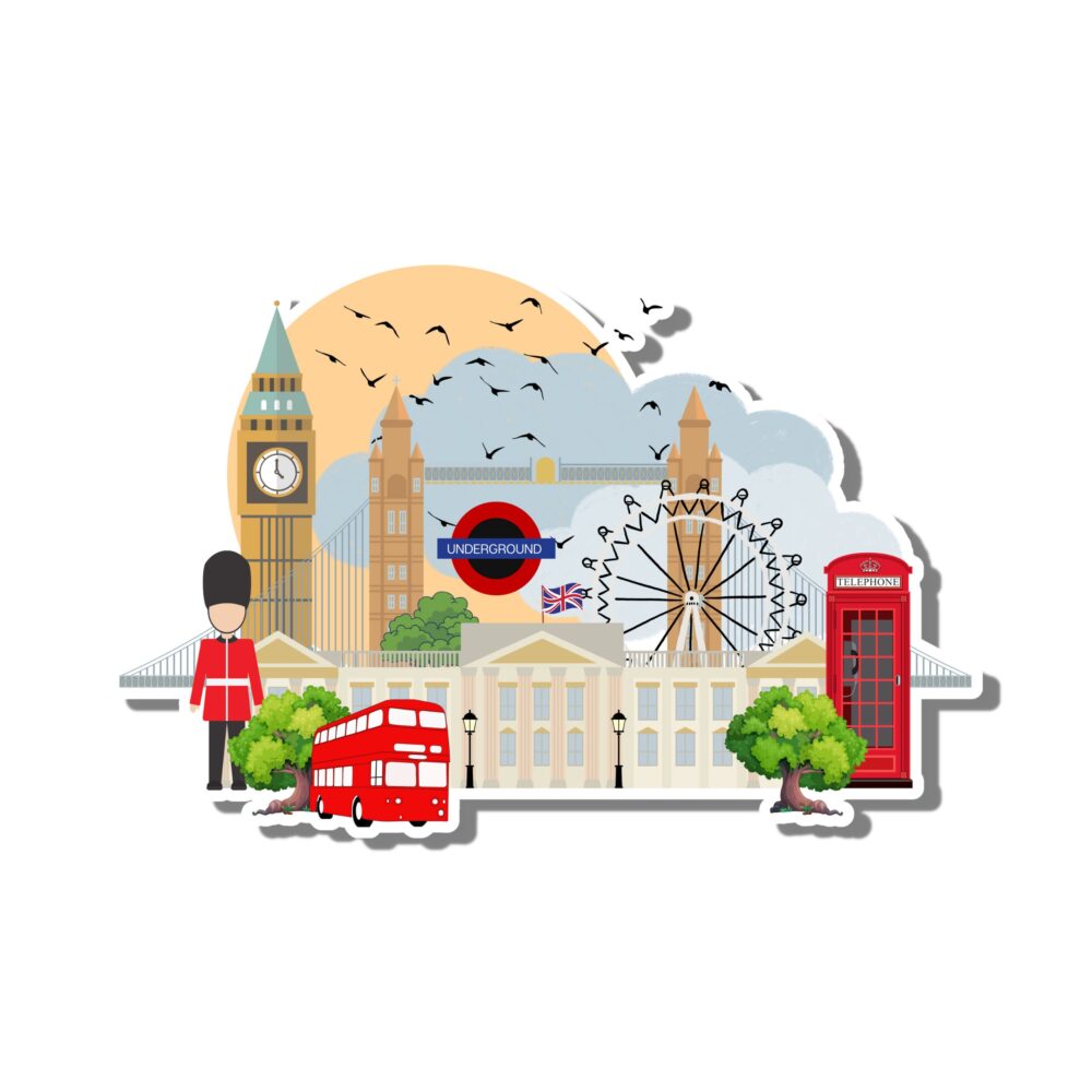 London Sticker - Shop simply blessed shy