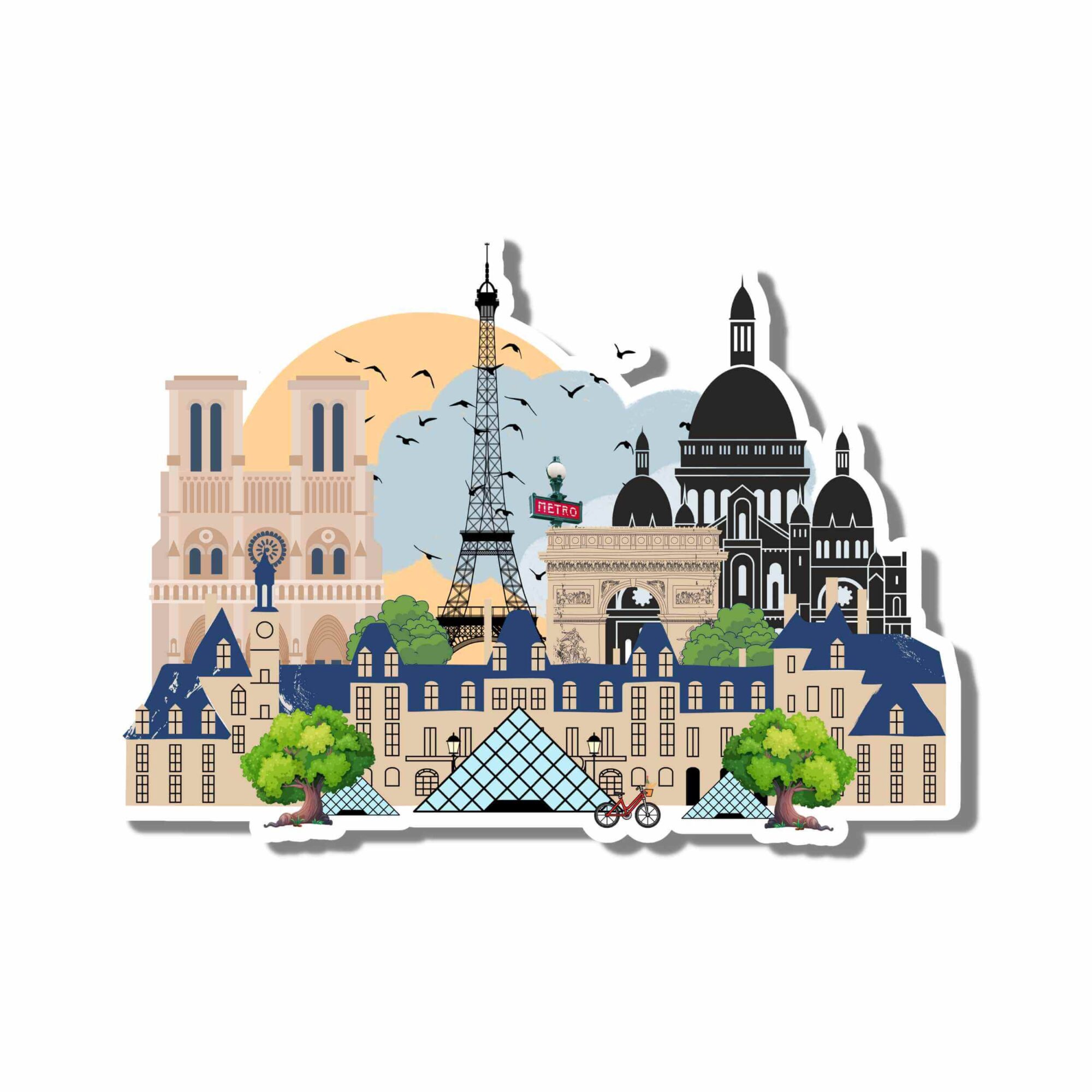 Paris Sticker - Shop simply blessed shy