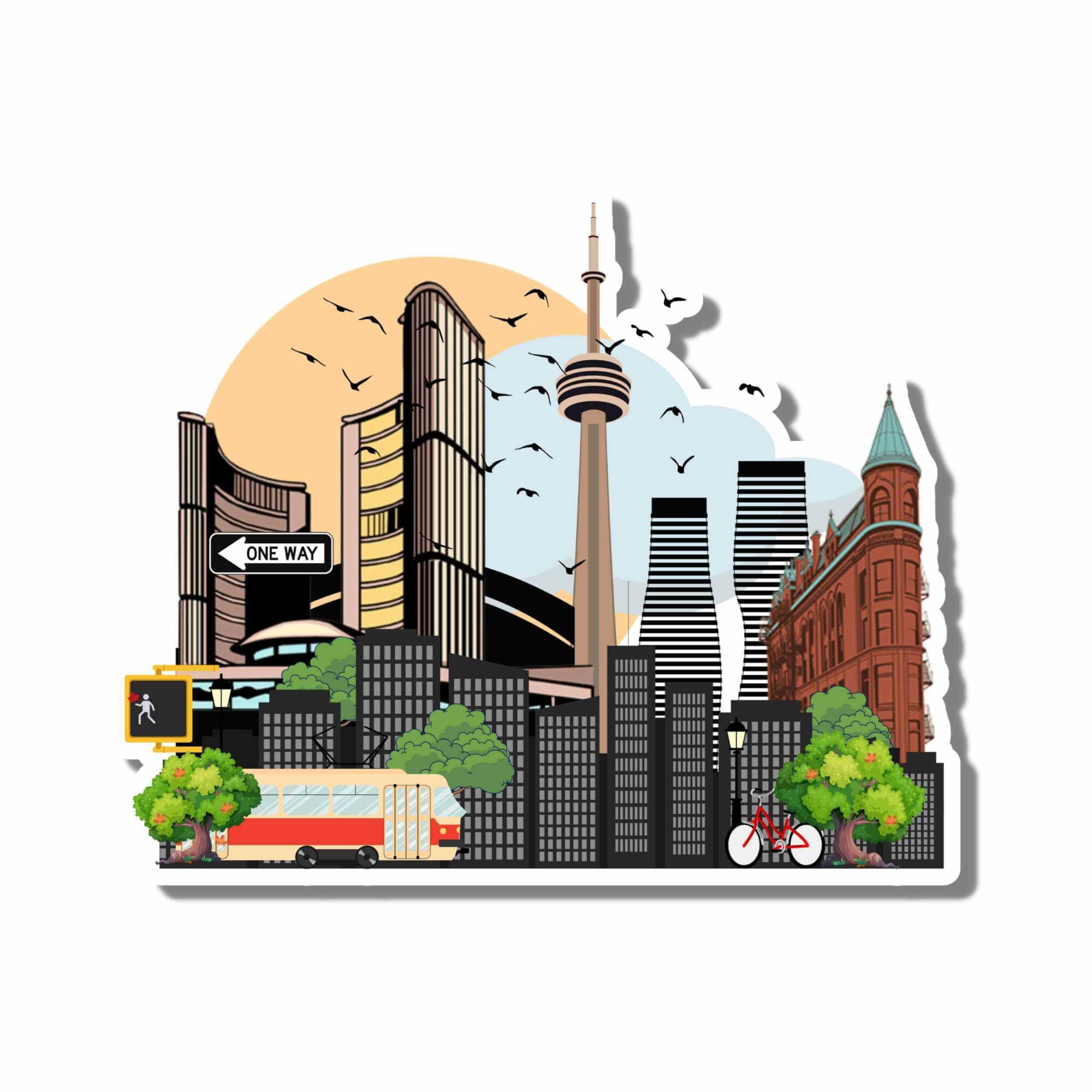 Toronto Sticker - Shop simply blessed shy